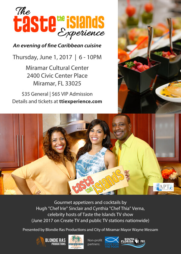 Taste the Islands Experience Invitation 2017 Tall - Taste the Islands
